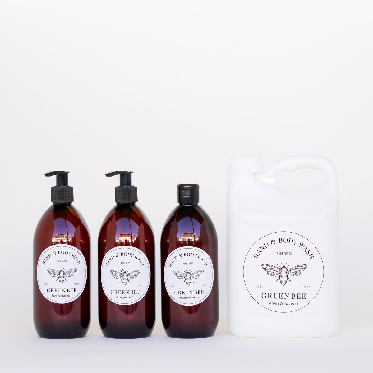 Natural Probiotic Hand Wash & Body Wash – Green Bee Biodegradables